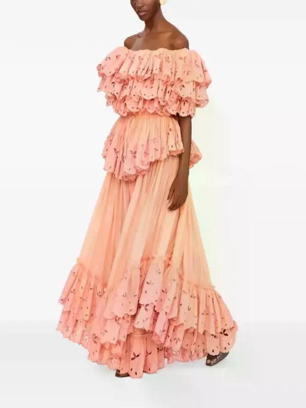 Chloé Eyelet Maxi Dress