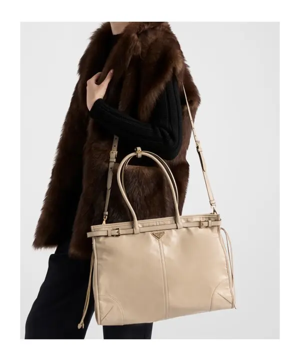 Prada Bonnie Extra-large Leather Handbag