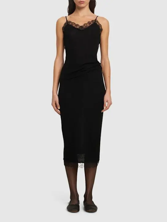 THE ROW Indira Skirt With Lace Details