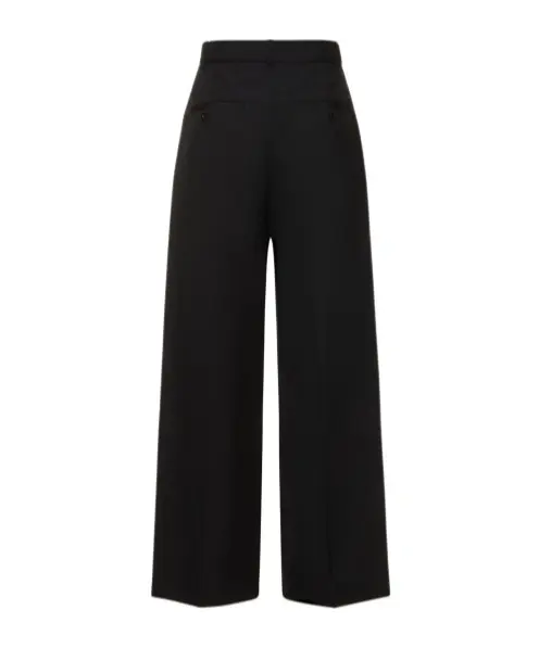 Sacai Belted Wide-leg Trousers