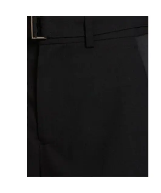 Sacai Belted Wide-leg Trousers