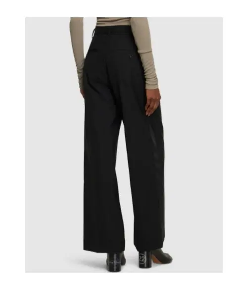 Sacai Belted Wide-leg Trousers