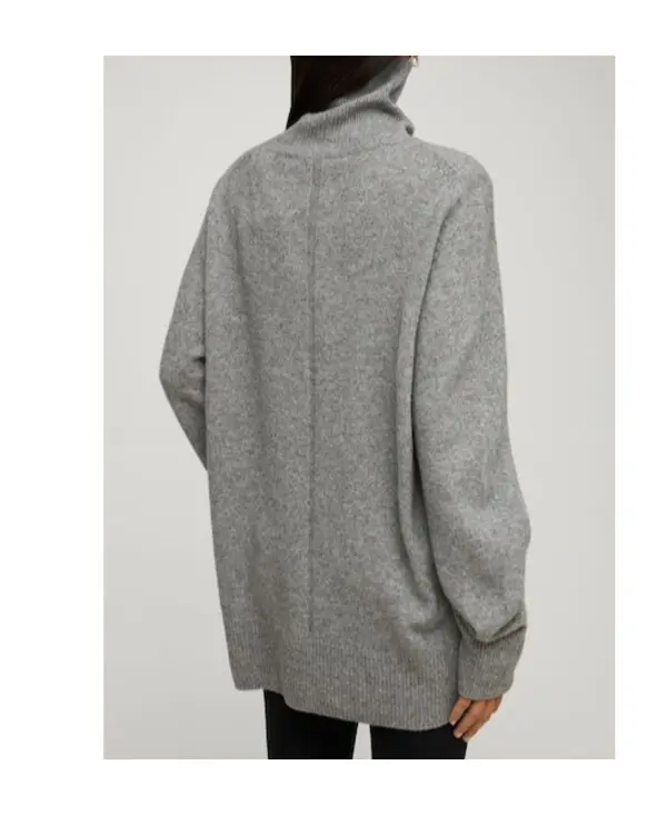 THE ROW High-necked Wool Knit Pullover
