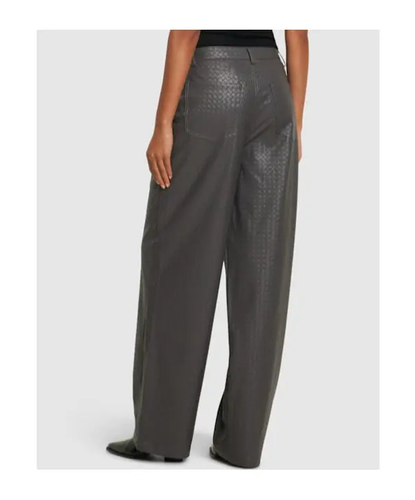 ROTATE BY BIRGER CHRISTENSEN Weaved Printed Casual Pants