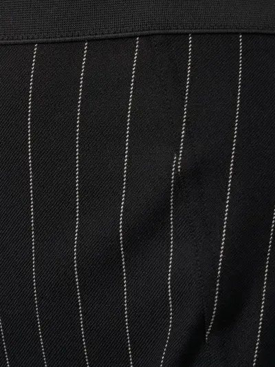 Dolce & Gabbana Pinstripe Boxer Shorts With Zip Detail
