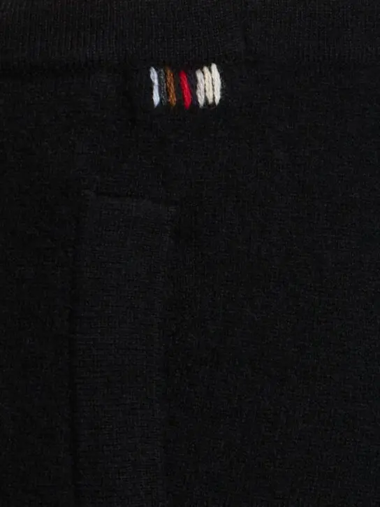 Extreme Cashmere Ribbed Knit Elastic Waist Pants