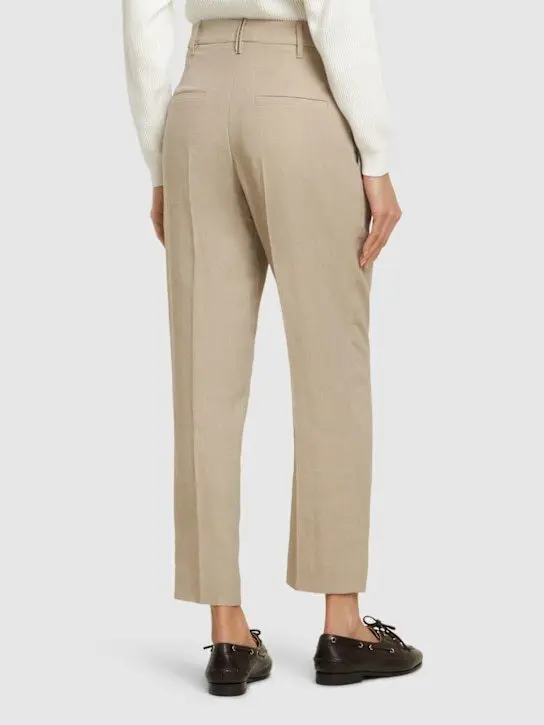 Brunello Cucinelli Tailored Casual Trousers - Beige