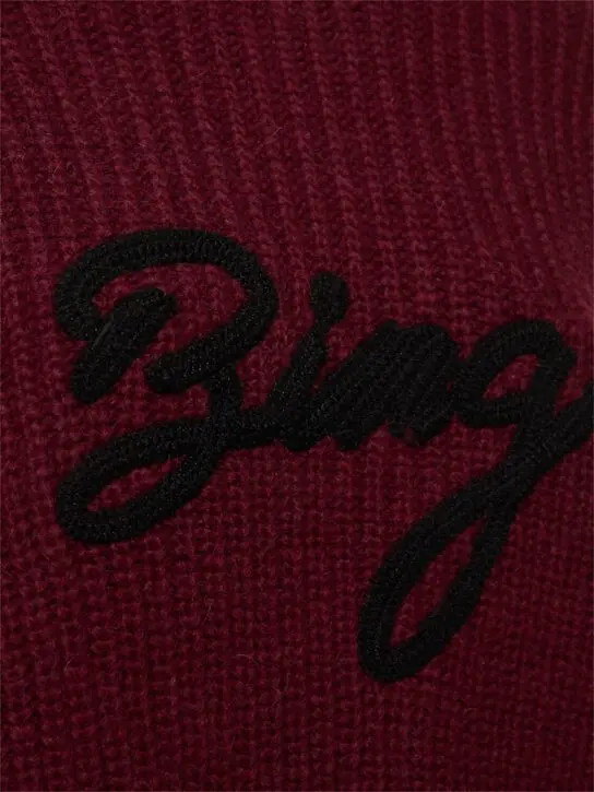 ANINE BING Long-sleeved Ribbed Sweater