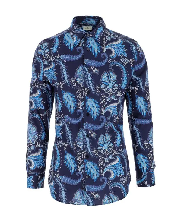 Etro Paisley-print Shirt - Blue
