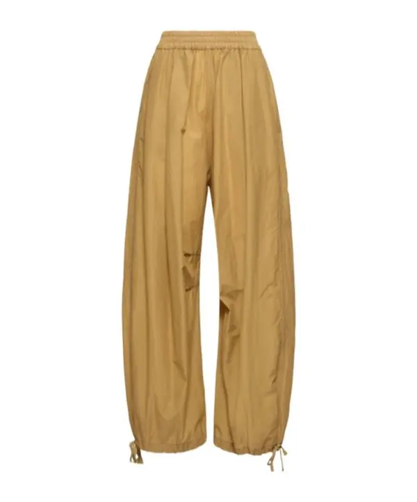 Philosophy Di Lorenzo Serafini Elastic Waist Casual Pants With Drawstring Hem - Green