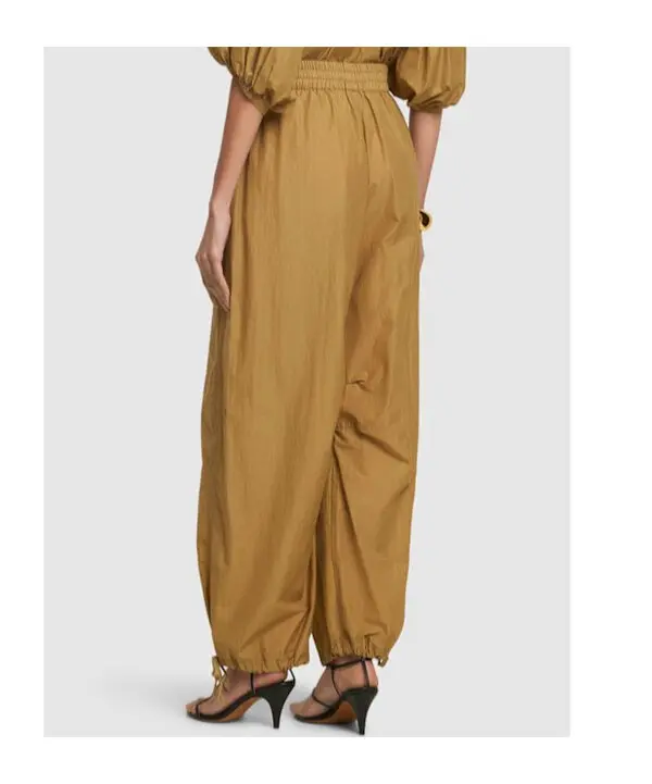 Philosophy Di Lorenzo Serafini Elastic Waist Casual Pants With Drawstring Hem