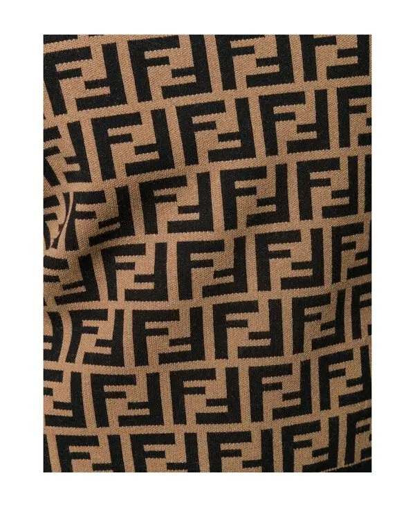 Fendi Ff Monogram Jacquard Knit Jumper