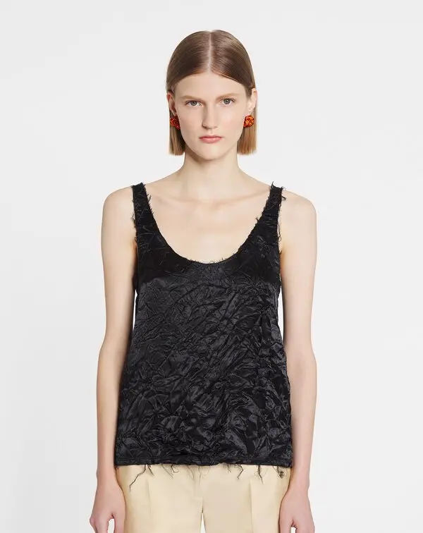 LANVIN Logo Sling Tank