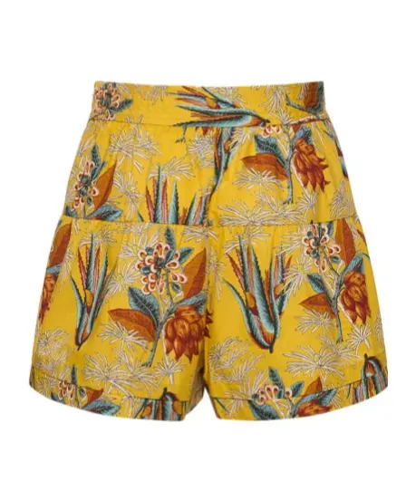Ulla Johnson Elsie Printed Cotton Shorts