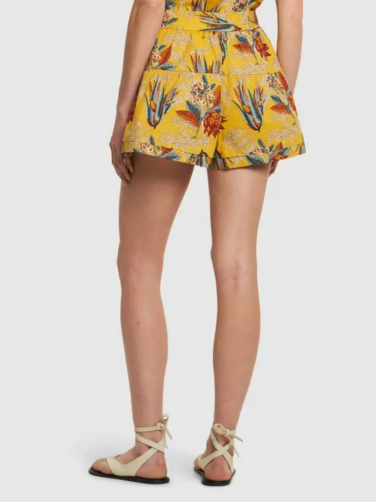 Ulla Johnson Elsie Printed Cotton Shorts