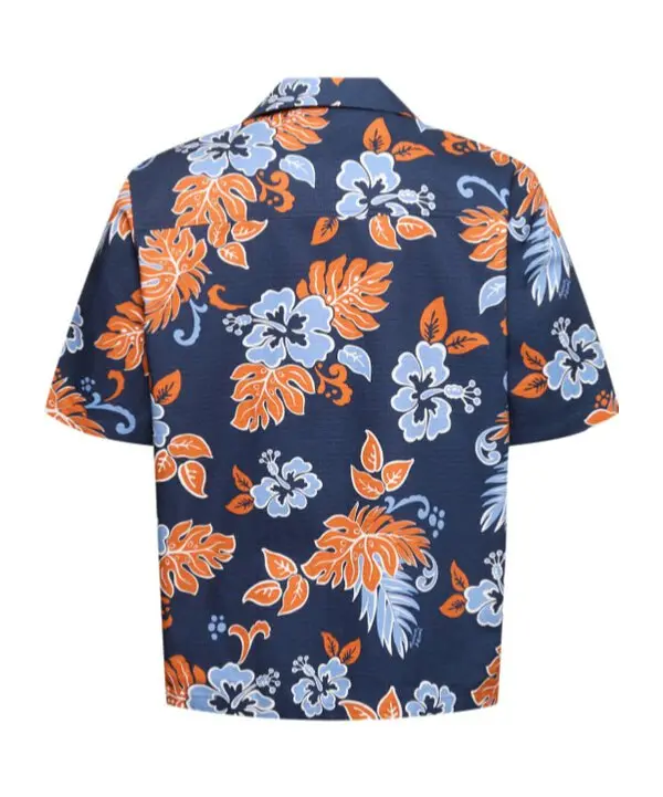 Maison Kitsuné Short-sleeved Printed Shirt
