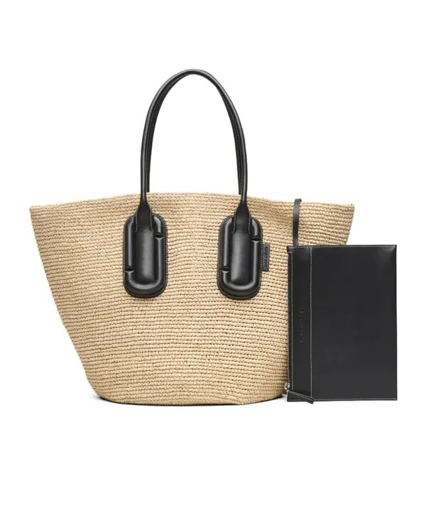 Marc Jacobs Straw Tote Bag - Nude