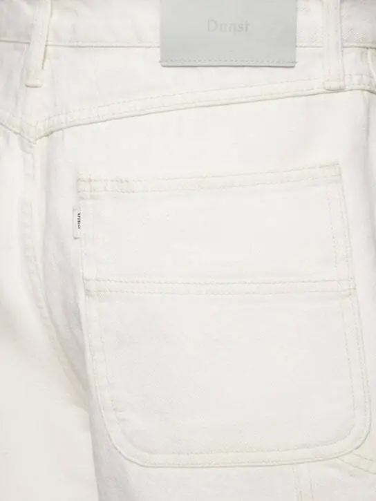 DUNST Curved Denim Cargo Shorts