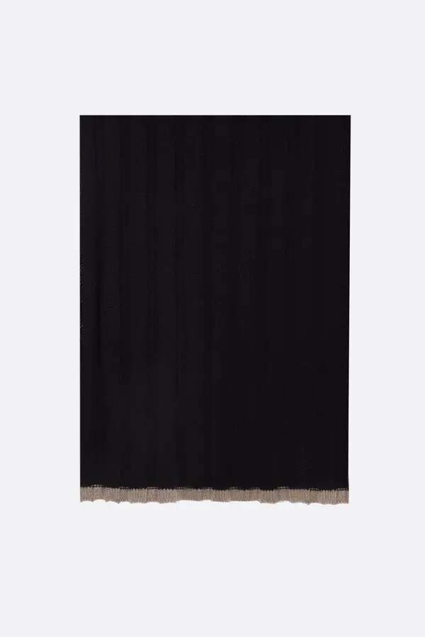 Brunello Cucinelli Ribbed Knit Scarf
