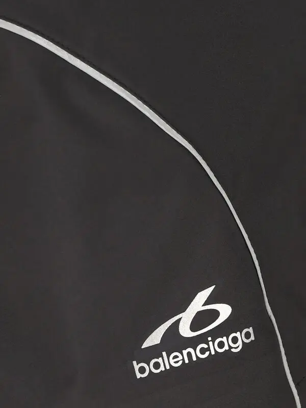 Balenciaga Techwear Tracksuit Shorts With Reflective Piping