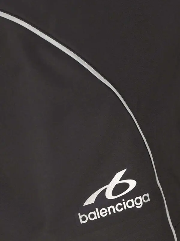 Balenciaga Techwear Tracksuit Shorts With Reflective Piping