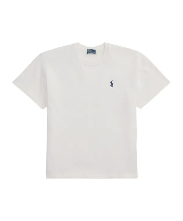 Polo Ralph Lauren Relaxed Fit Jersey T-shirt With Pony Logo - White