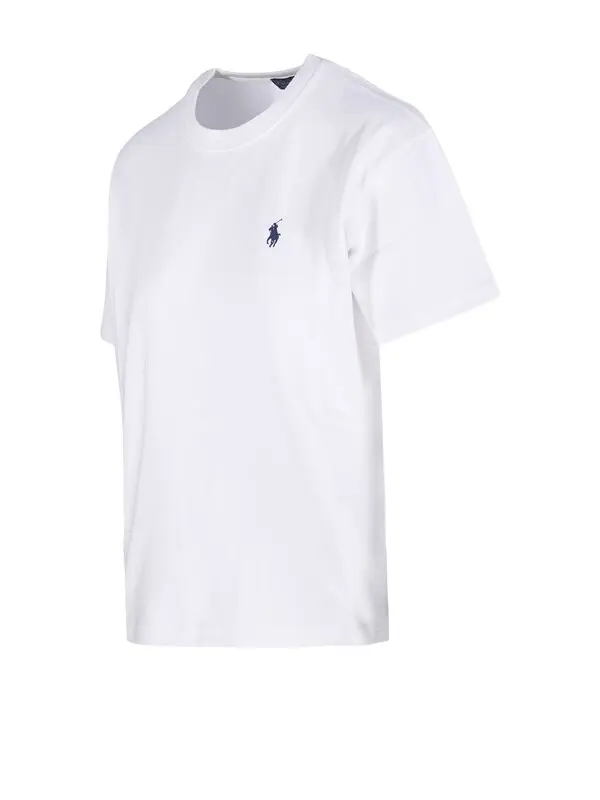 Polo Ralph Lauren Relaxed Fit Jersey T-shirt With Pony Logo - White