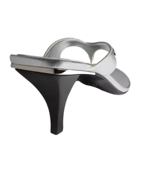 Gucci Vittoria Thong Sandal With Sculpted Heel