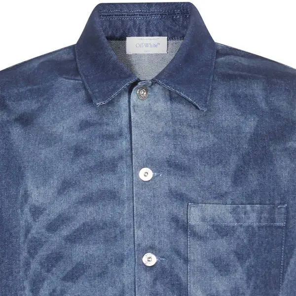 Off-White Buttoned Long-sleeved Shirt