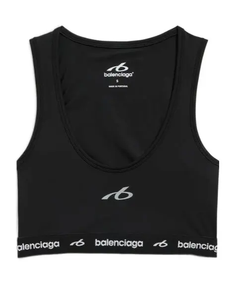 Balenciaga Techwear Bra Tank Top - Black