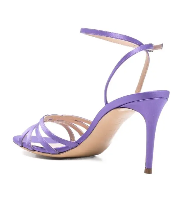 Casadei Julia Strappy Stiletto Sandals - Purple