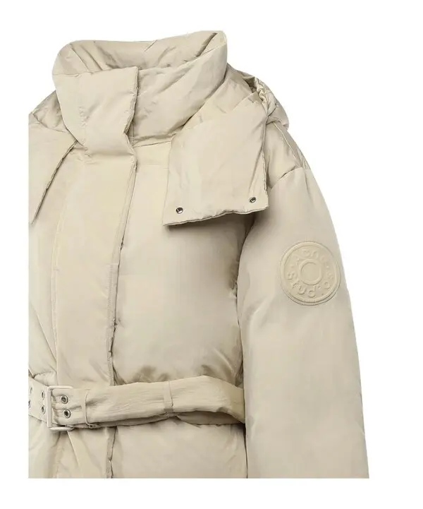 Acne Studios Belted Padded Hooded Jacket