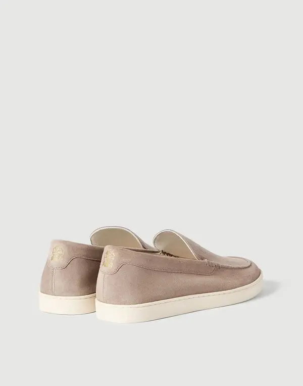 Brunello Cucinelli Suede Loafer Sneakers