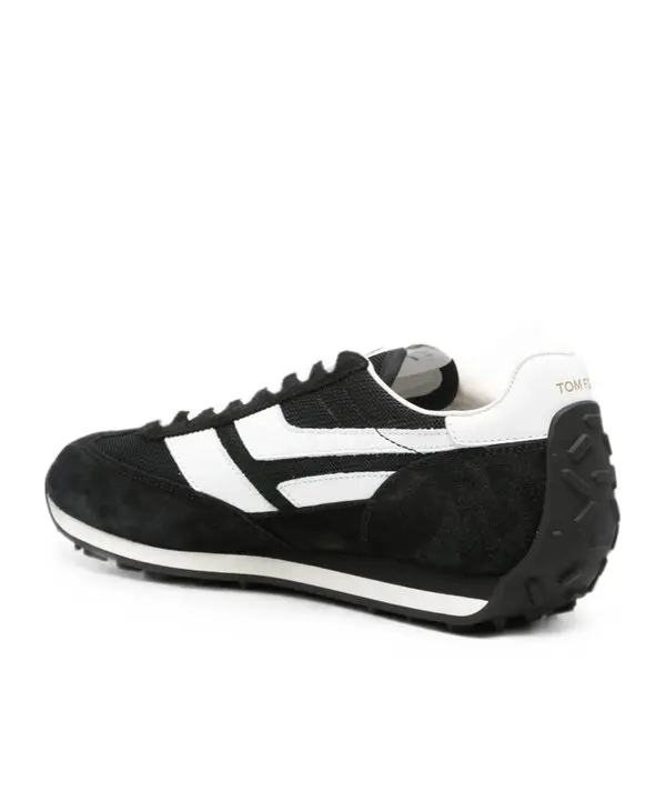 TOM FORD Leather Sneakers - Black