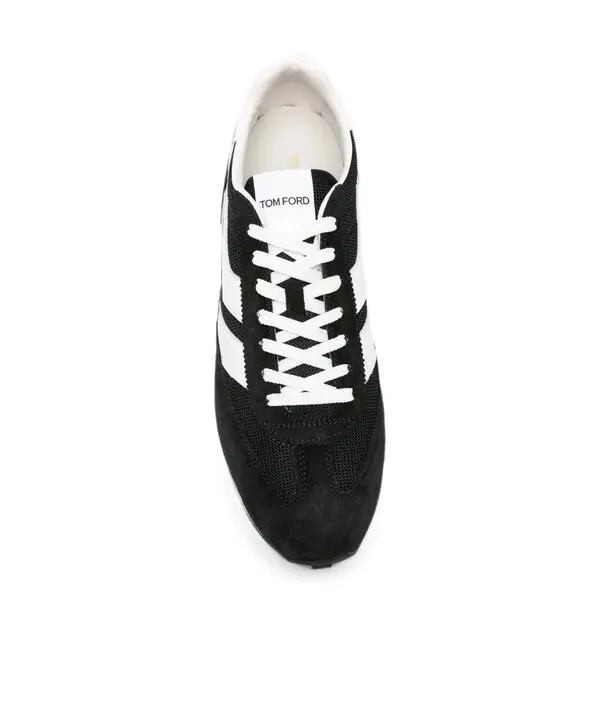 TOM FORD Leather Sneakers - Black