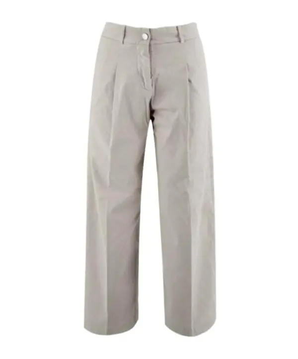 Fabiana Filippi Wide-leg Cropped Trousers - Gray