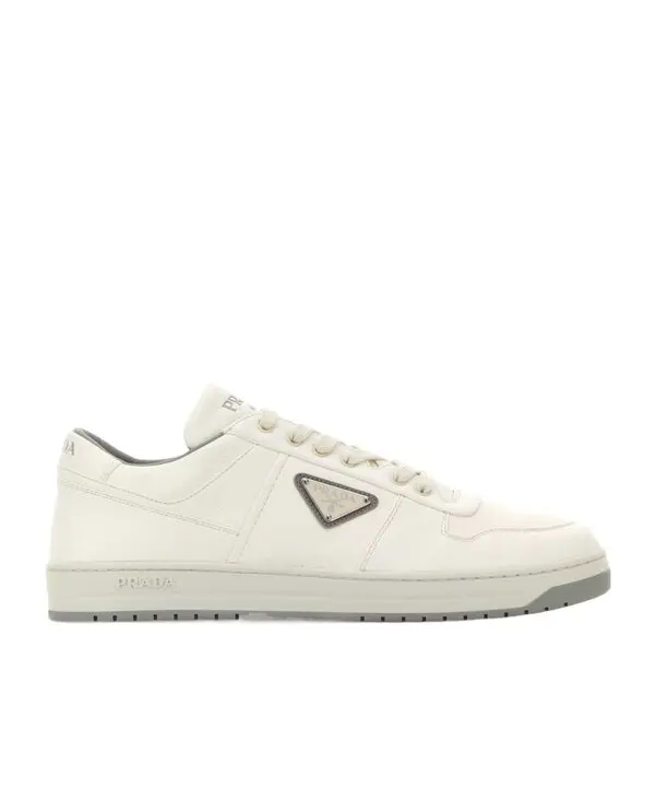 Prada Downtown Lace-up Sneakers - Ivory
