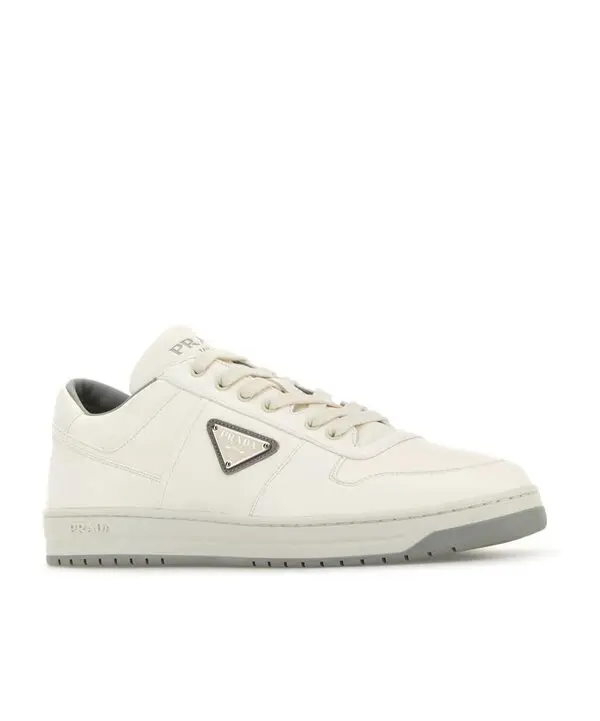Prada Downtown Lace-up Sneakers - Ivory