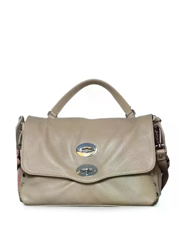 ZANELLATO Stud-embellished Leather Shoulder Bag