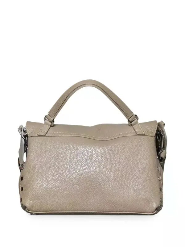 ZANELLATO Stud-embellished Leather Shoulder Bag