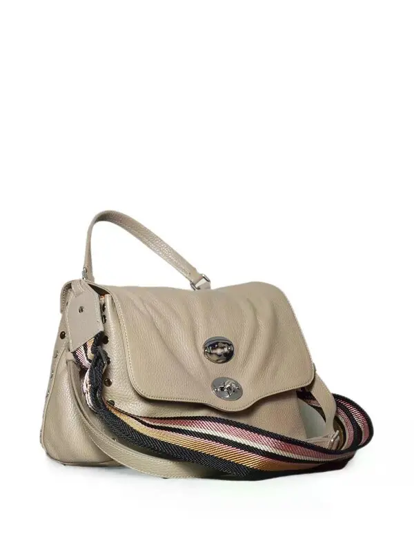 ZANELLATO Stud-embellished Leather Shoulder Bag