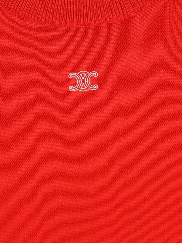 Celine Fine Wool Sleeveless Top
