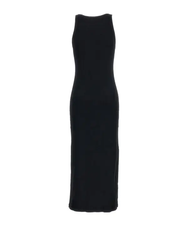 Maison Kitsuné Ribbed Logo Tank Dress