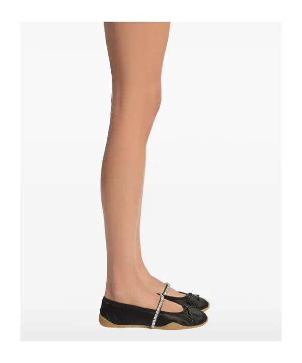 GIUSEPPE ZANOTTI Embellished Ballet Flats - Black