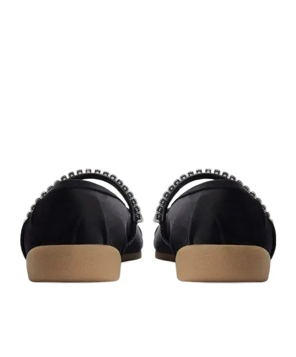 GIUSEPPE ZANOTTI Embellished Ballet Flats - Black