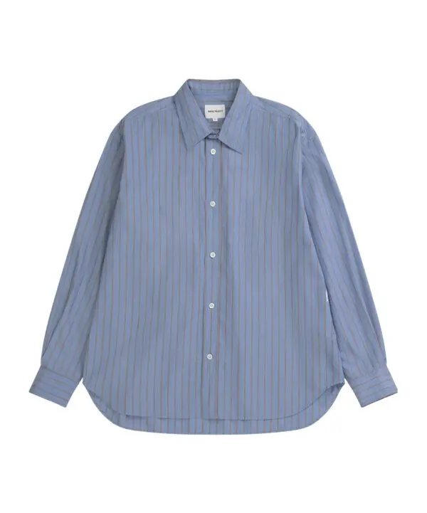 Norse Projects Striped Shirt - Blue