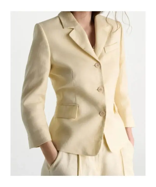 Dorothee Schumacher Notched Lapel Casual Sophistication Jacket