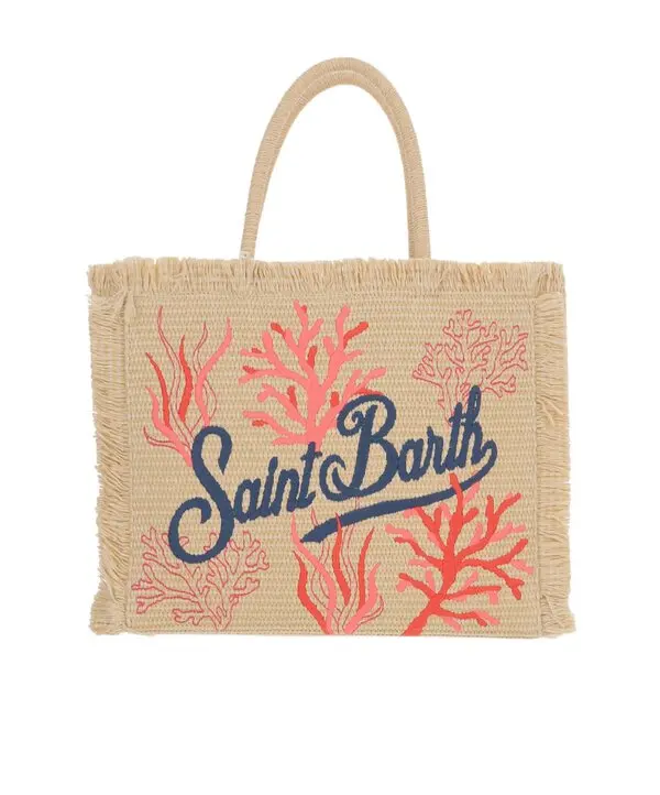 MC2 SAINT BARTH Coral Logo Tote Bag - Nude