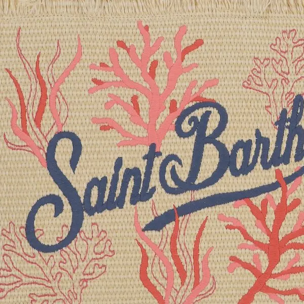 MC2 SAINT BARTH Coral Logo Tote Bag