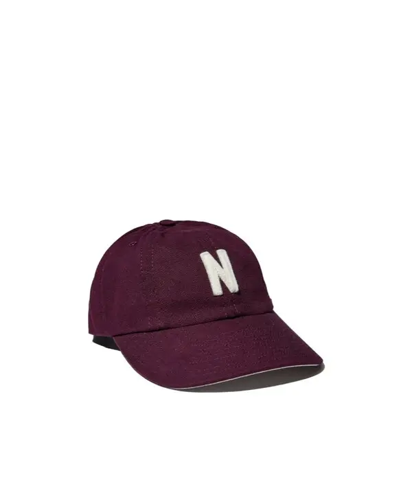 Norse Projects Eight-piece Baseball Cap With Felt Appliqu